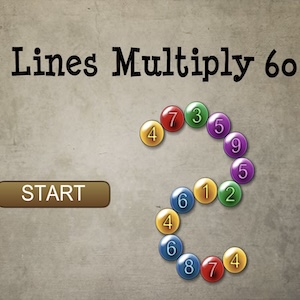 Math Lines Multiply 60 - School Games