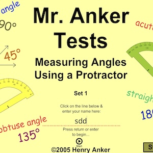 Measuring Angles Using A Protractor By Mr Anker Tests - School Games